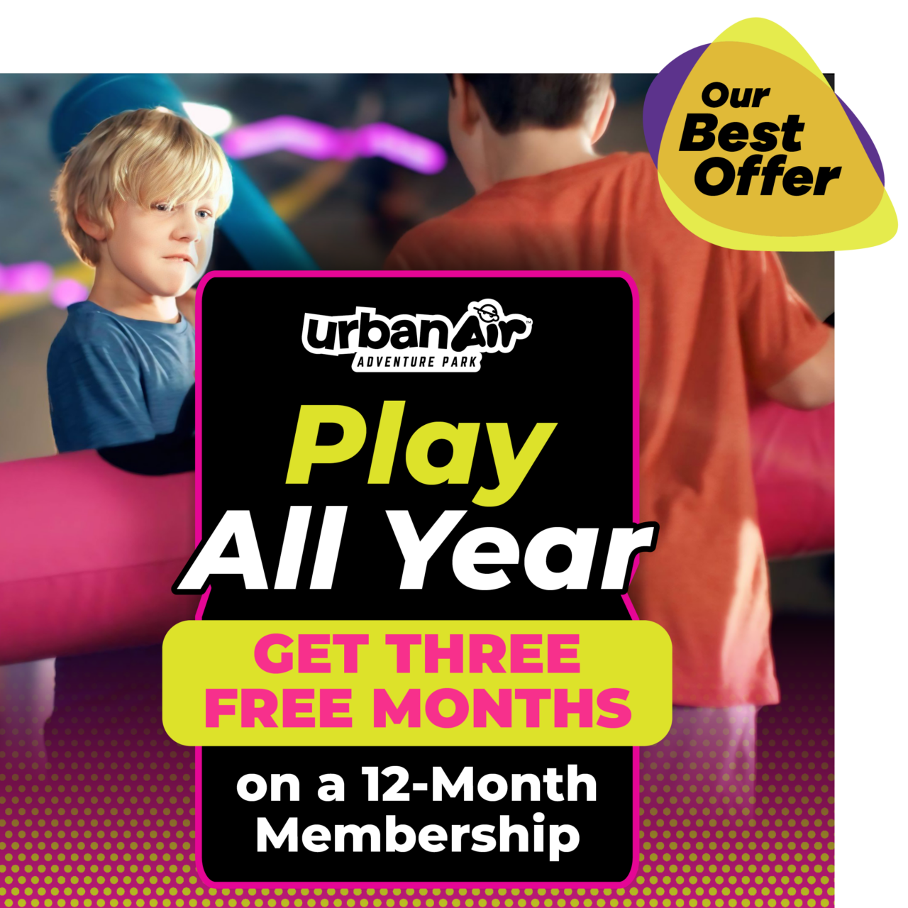 Play All Year With An Urban Air Memberships